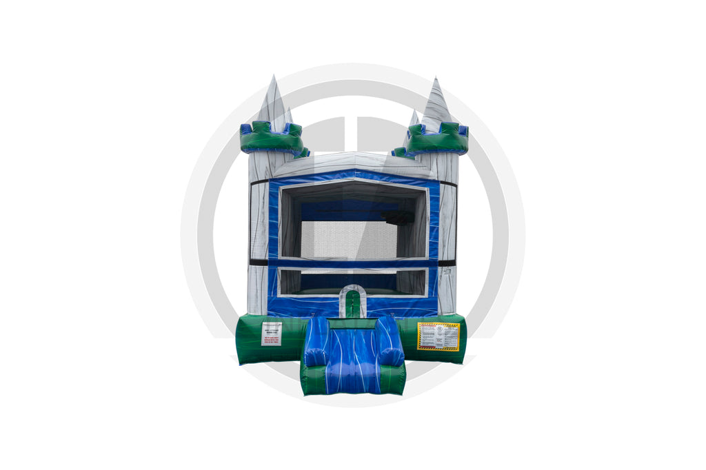 B1143-Mini Lucky Emerald Castle Jumper-EZ Inflatables