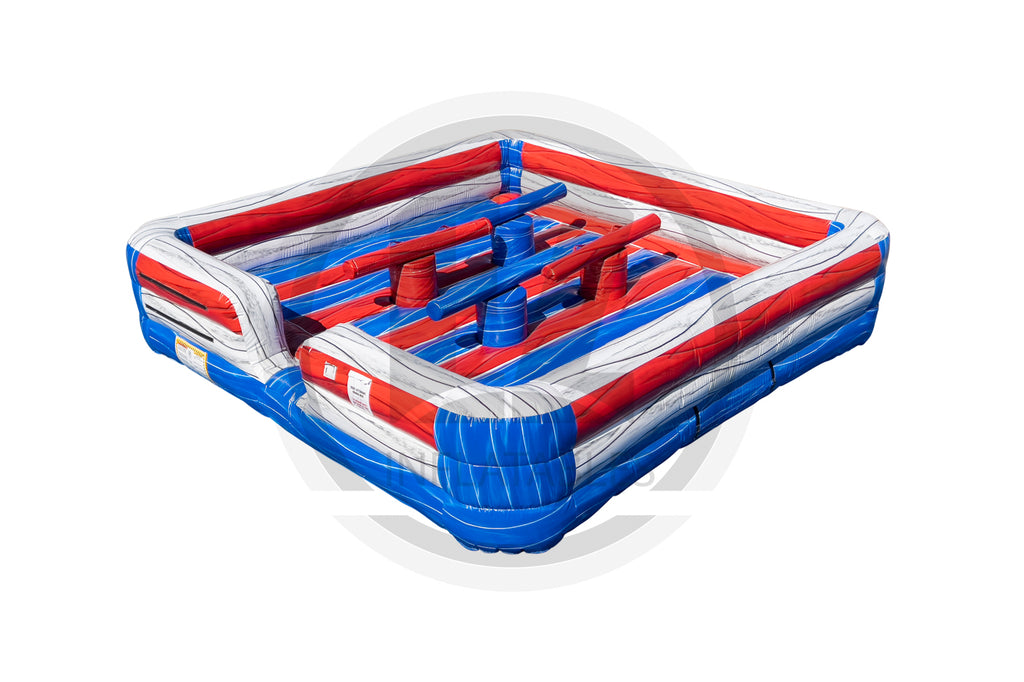 4 Man Blue Marble Joust-G1174-EZ Inflatables