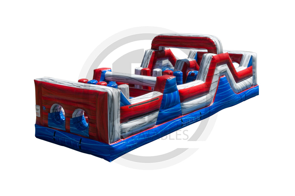 30 Ft Marble Obstacle Course-I1201-EZ Inflatables