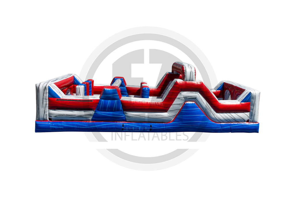 30 Ft Marble Obstacle Course-I1201-EZ Inflatables