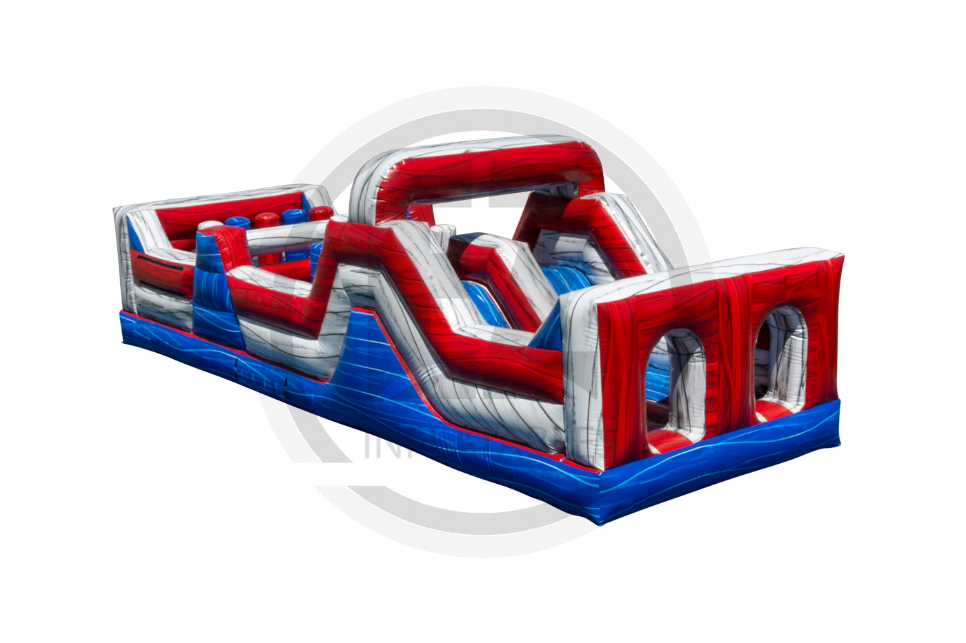 30 Ft Marble Obstacle Course-I1201-EZ Inflatables
