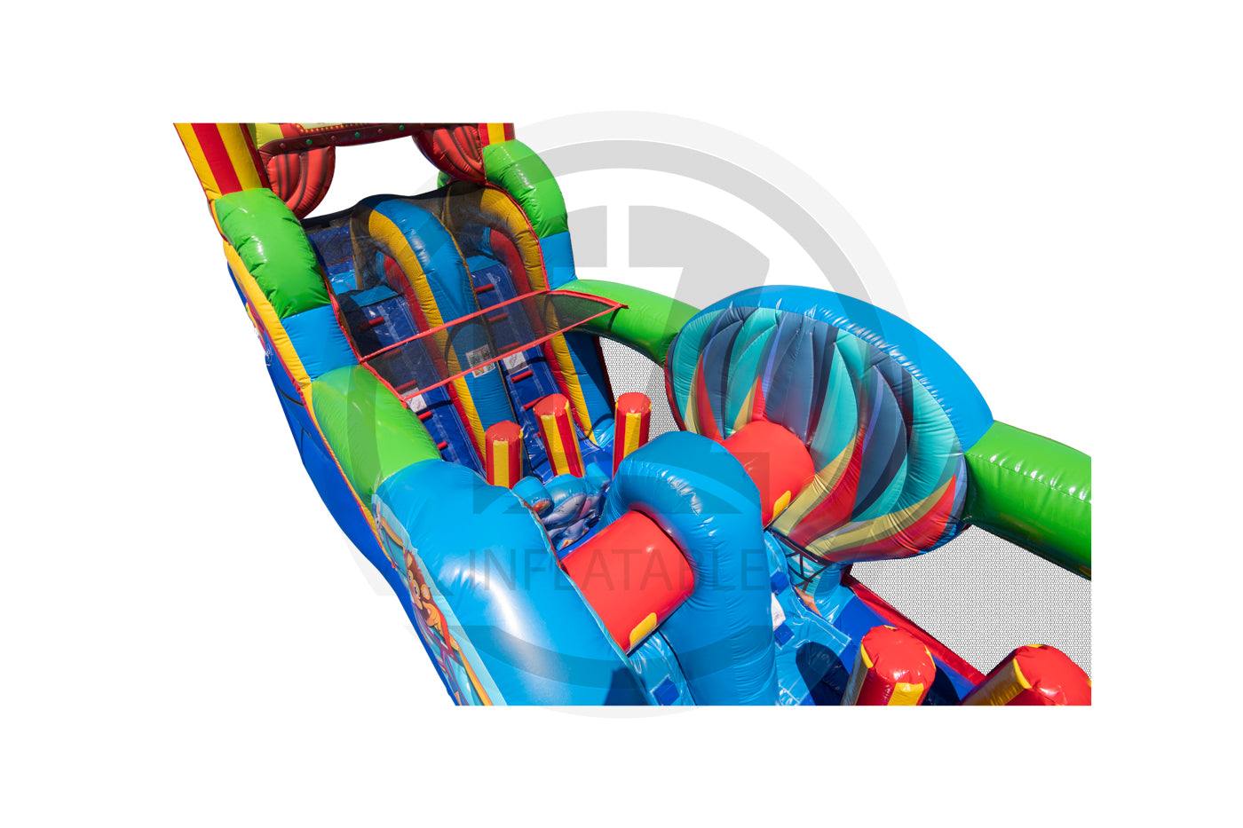 47 Fun Fair Wet Dry Obstacle Course- I1204-EZ Inflatables