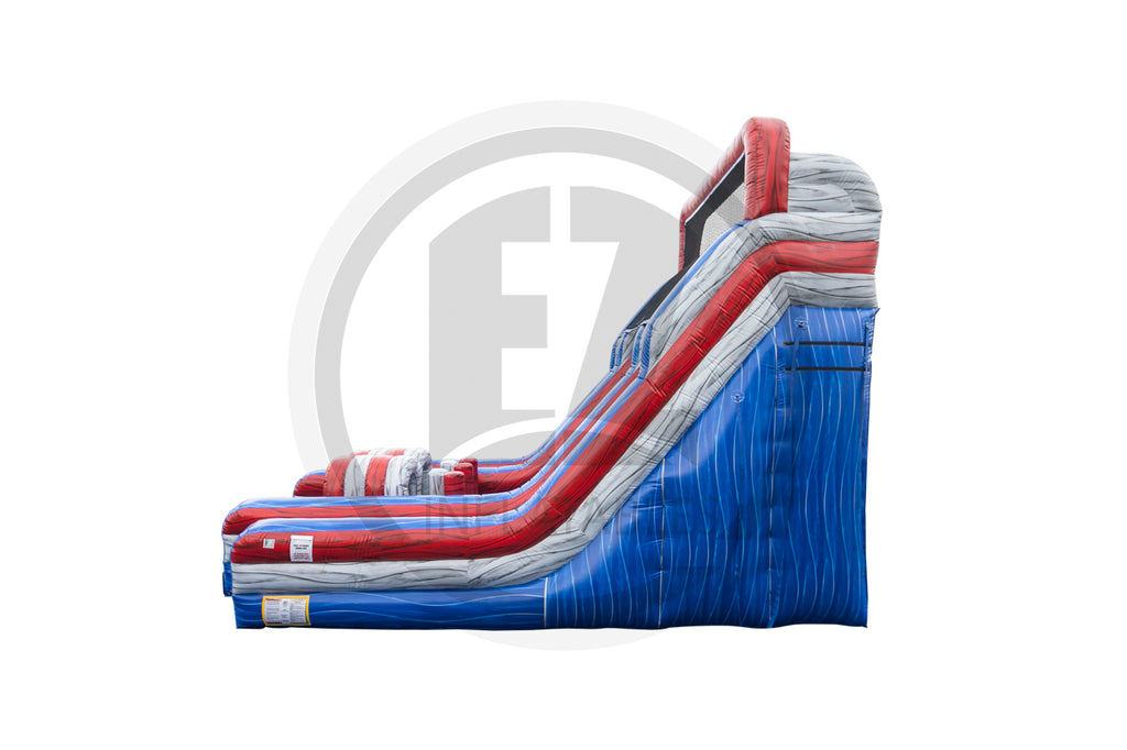 24 American Rush Double Lane Rock Climb-EZ Inflatables