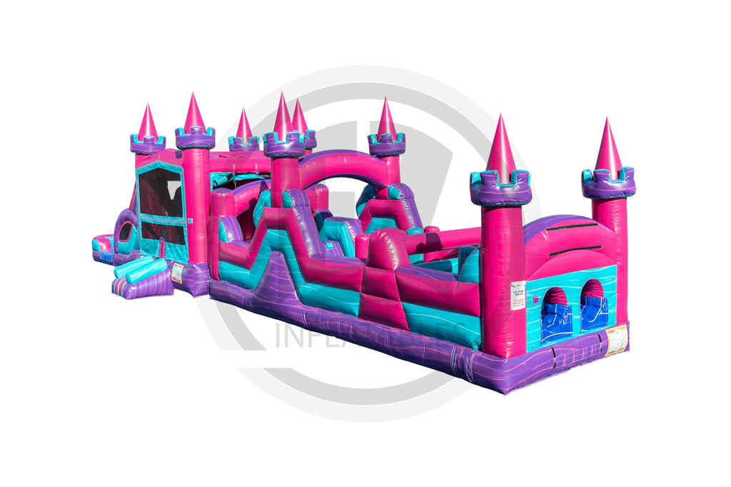 63 Lucky Princess 2.0 Obstacle Course-I1222-EZ Inflatables