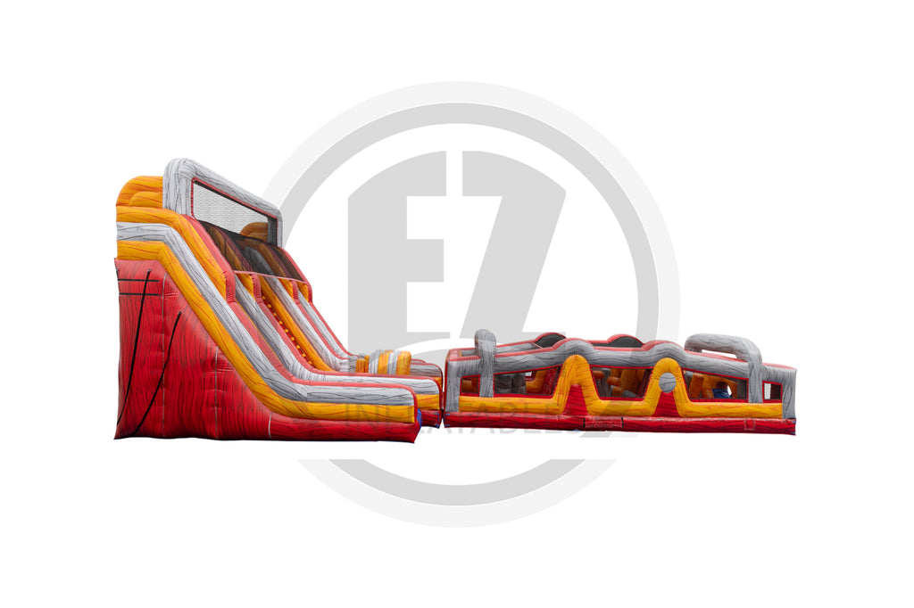 70 Lava Run Front Load Obstacle Course-I1237-EZ Inflatables