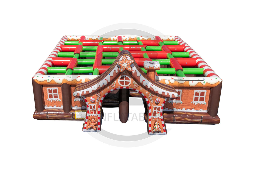 I1255-Gingerbread Maze Jr-EZ Inflatables