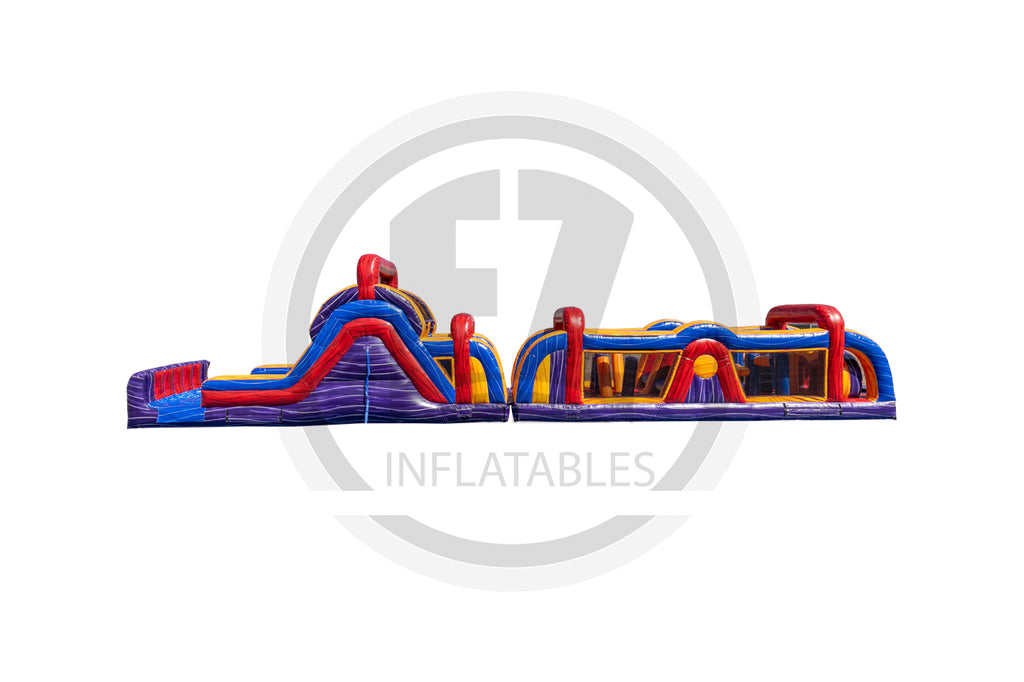 60 Marble Mania Wet Dry Obstacle Course-R0602C01-EZ Inflatables