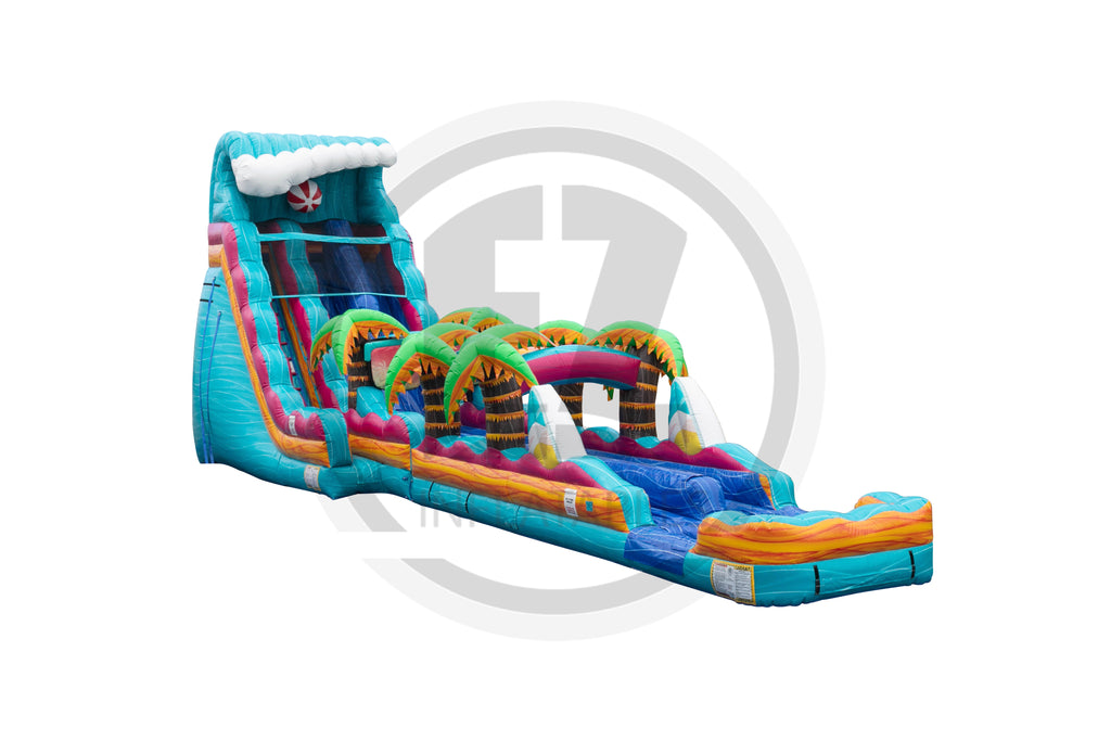 22 Beach Life DL SP Water slide + Slip & Slide-WN2201SP – EZ Inflatables