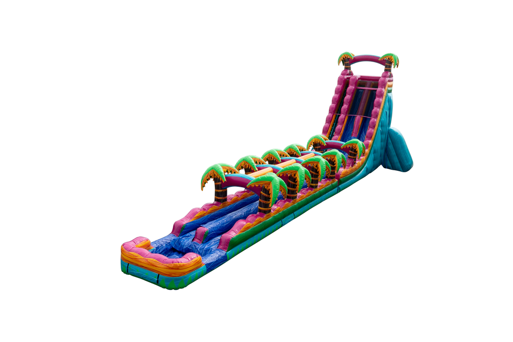 32 Teal Crush DL SP Water Slide + Slip & Slide-WN3203SP-EZ Inflatables