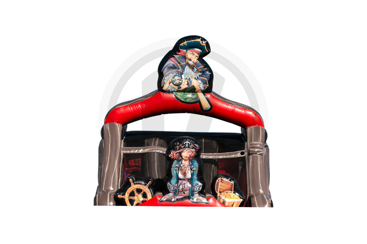 EZ-Inflatables-22 The Black Pearl DL Dry Slide-S1053 – EZ Inflatables