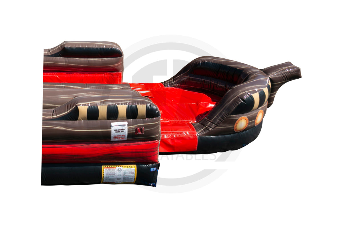 EZ-Inflatables-22 The Black Pearl DL Dry Slide-S1053 – EZ Inflatables