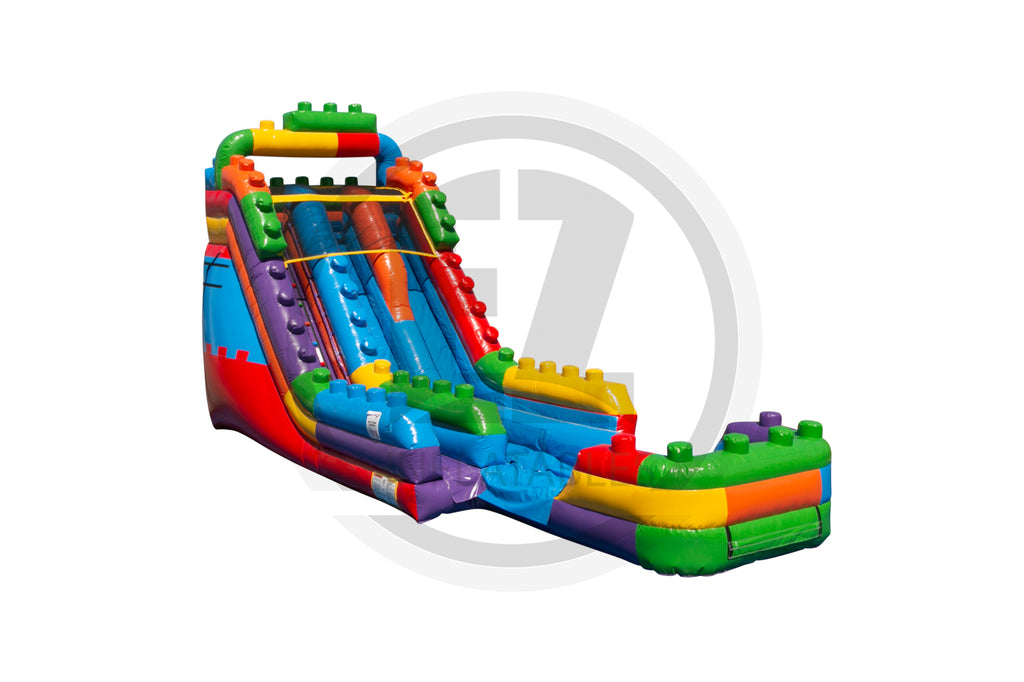 18 Mega Blocks DL SP Water Slide-WS1578-EZ Inflatables