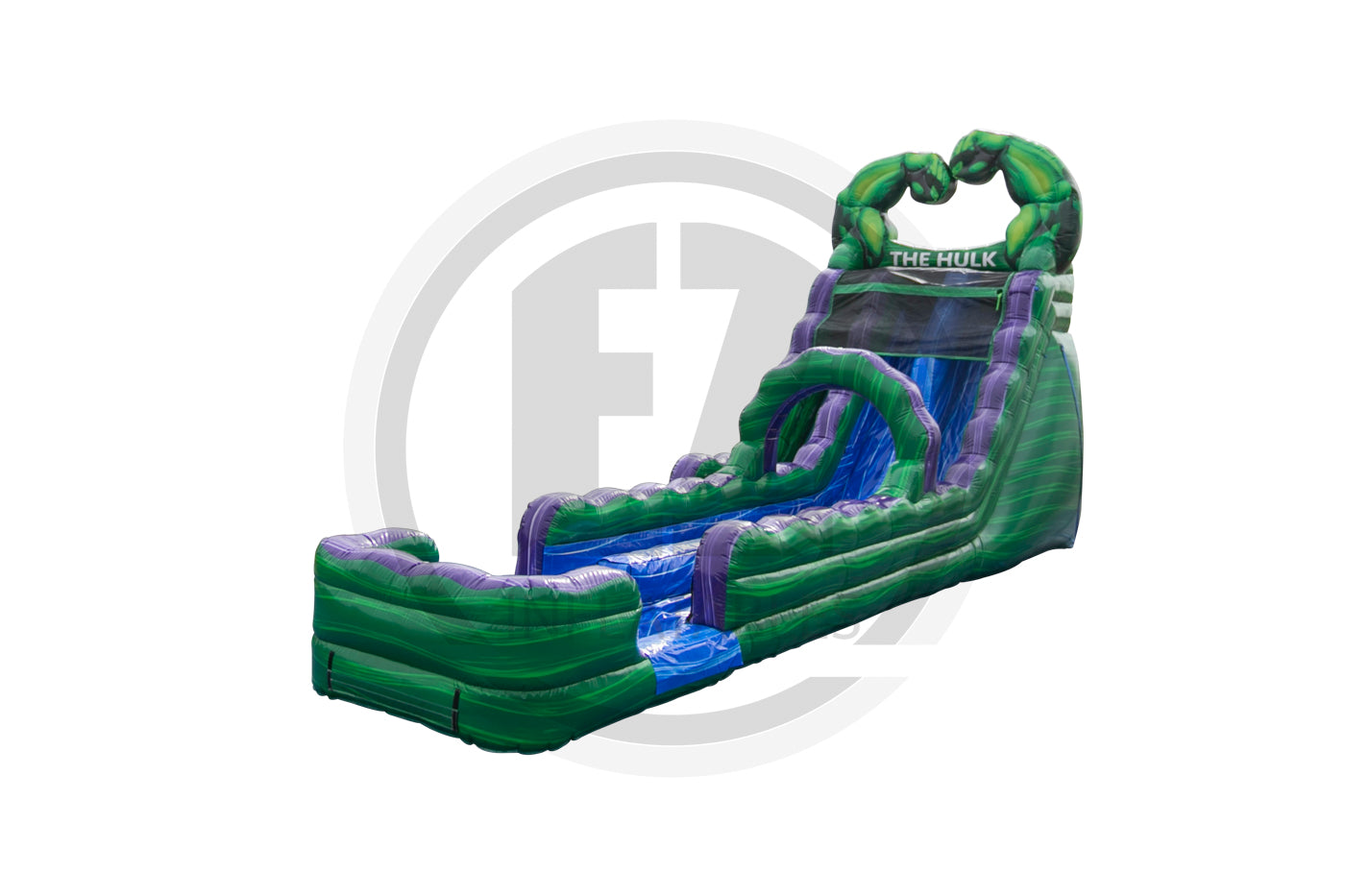 EZ-Inflatables-20 Hulk DL SP Water Slide-WS1627 – EZ Inflatables