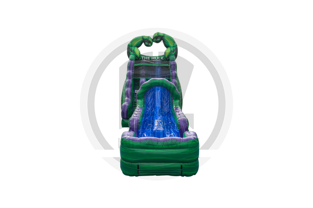 EZ-Inflatables-20 Hulk DL SP Water Slide-WS1627 – EZ Inflatables