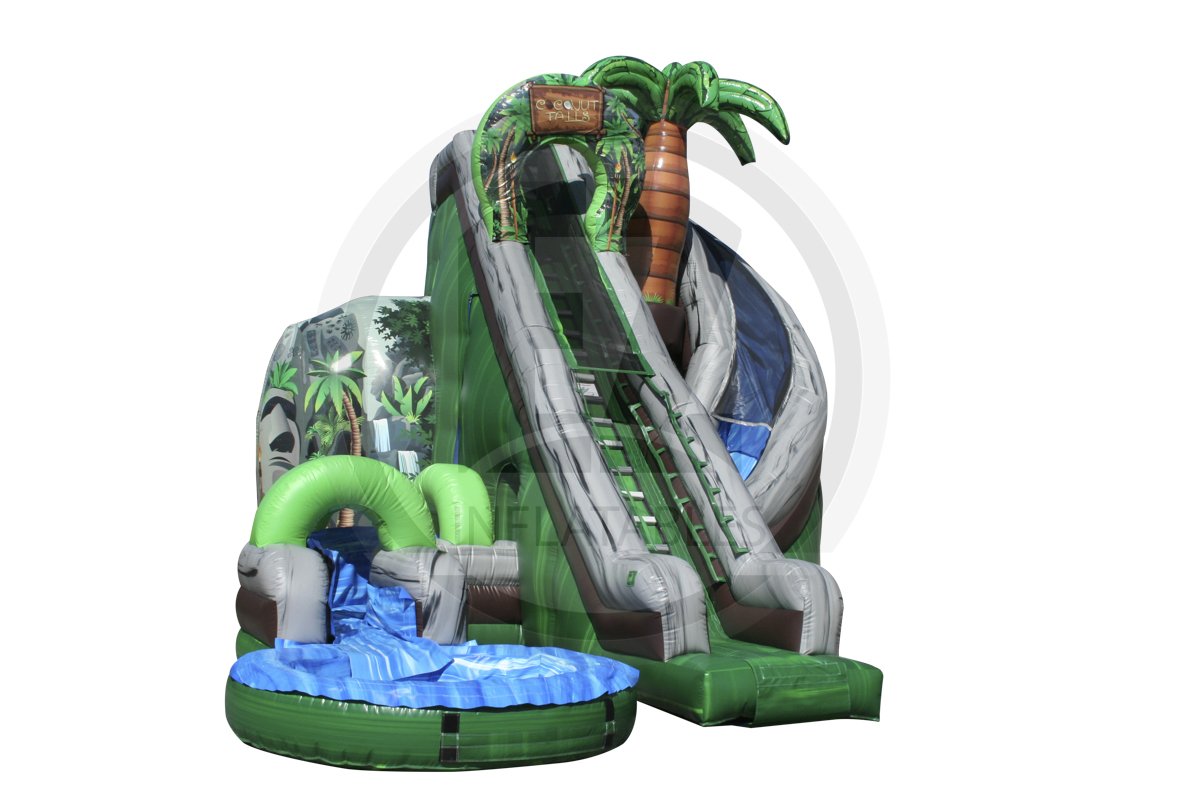 Coconut-Falls−Water−Slide-WS349 – EZ Inflatables